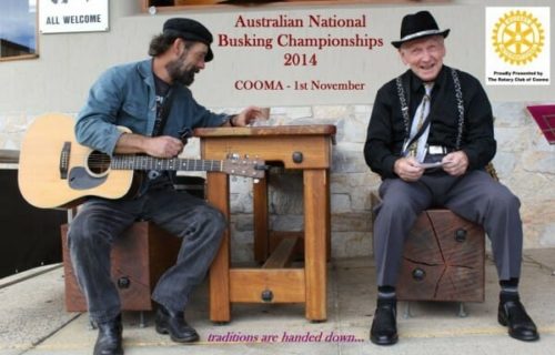 busking poster - Visit Cooma