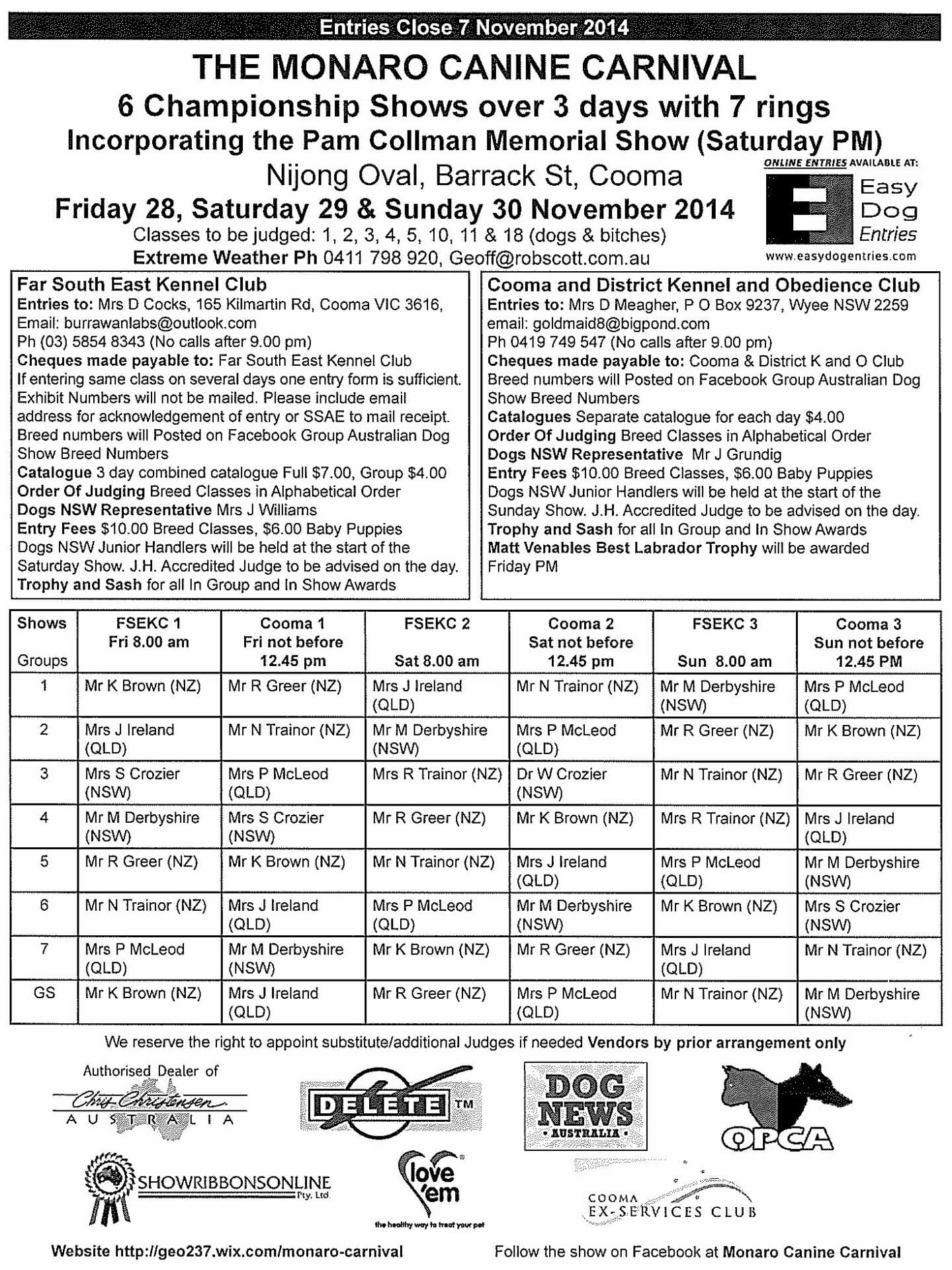 cooma dog show - Visit Cooma