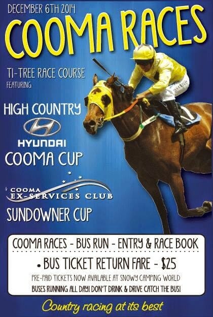 cooma races poster - Visit Cooma