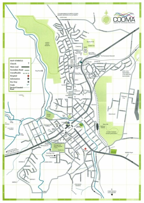 Cooma map - Visit Cooma
