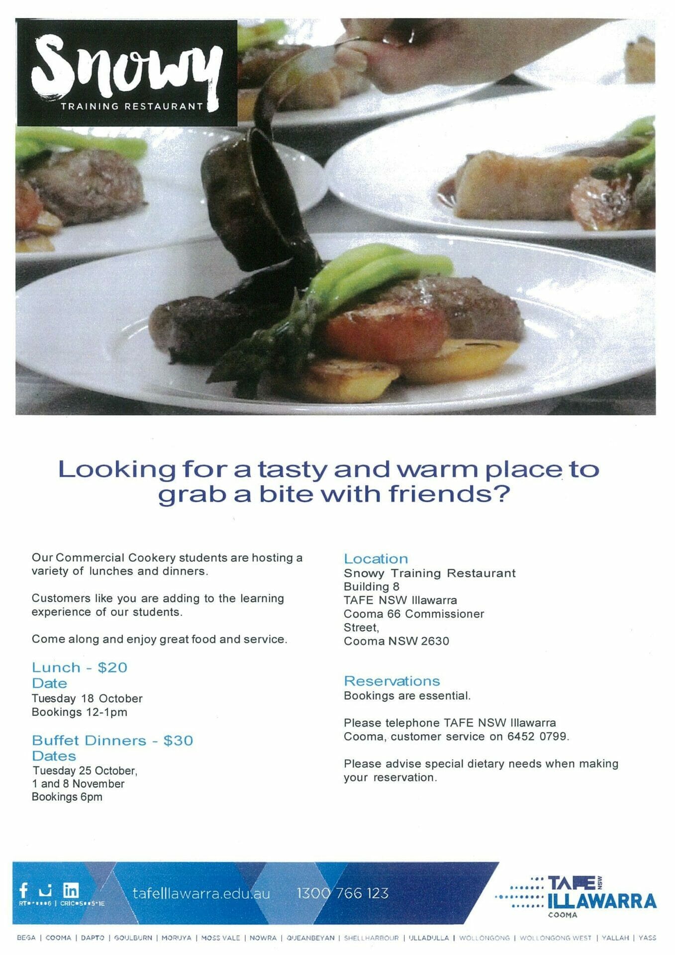 Snowy Training Restaurant - Visit Cooma