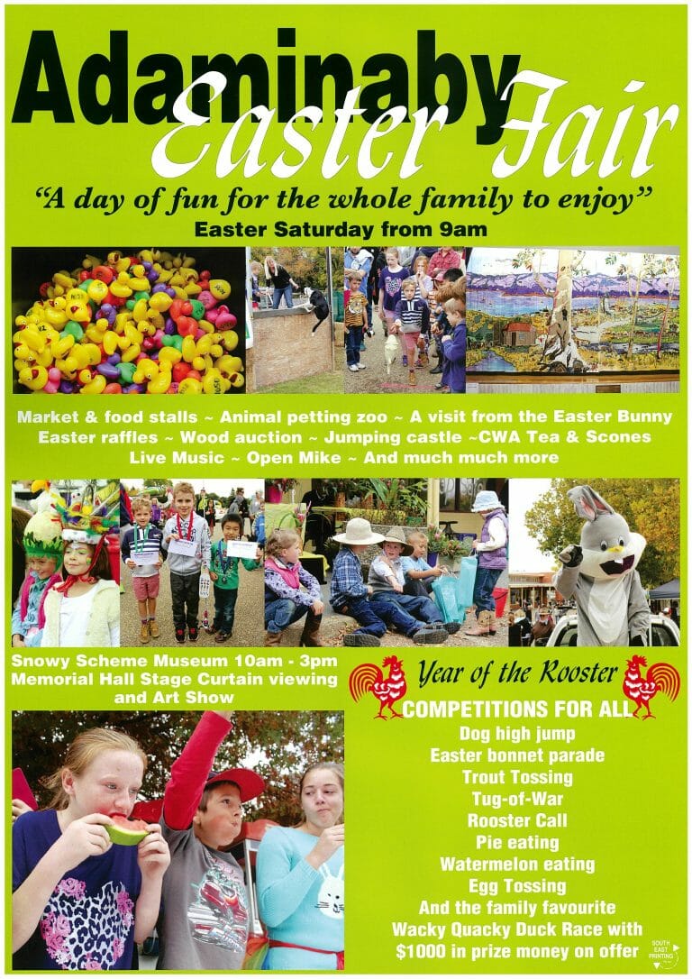 Adaminaby Easter Fair - Visit Cooma