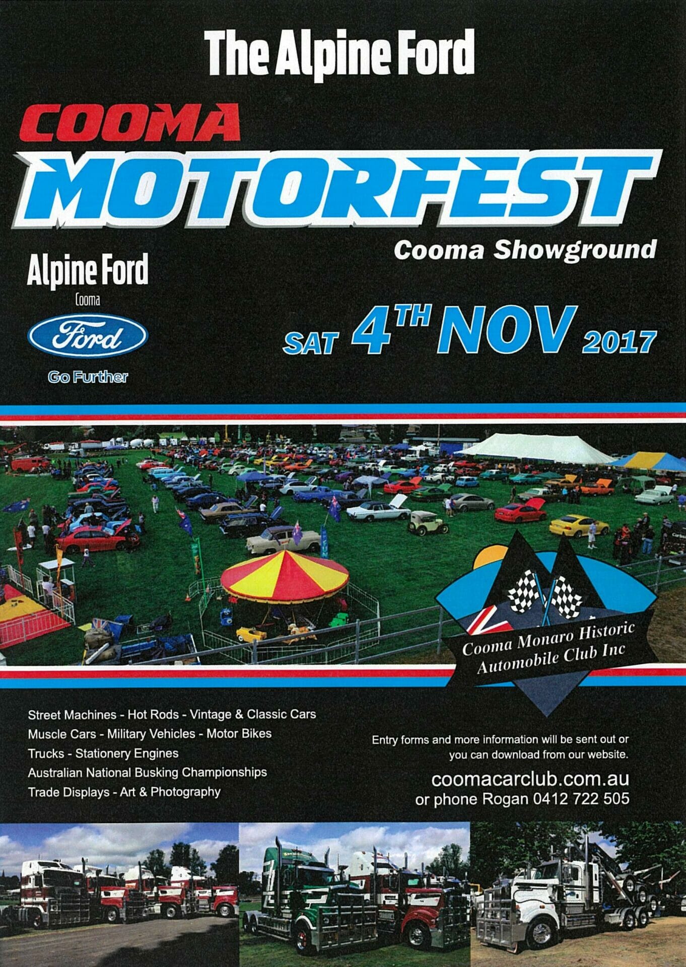 Cooma Car Club's biggest biennial event: The Cooma Motorfest 2017 ...