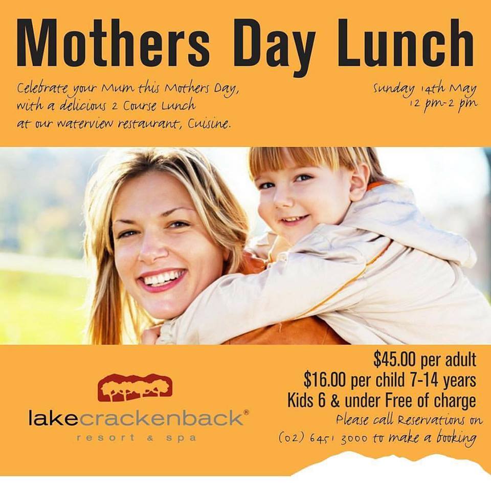 Mother's Day Lunch @ Lake Crackenback - Visit Cooma