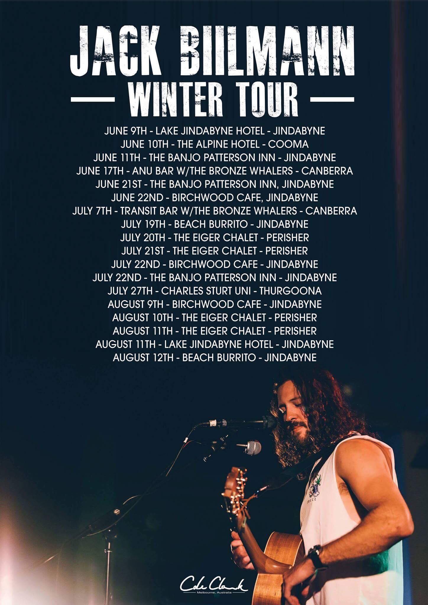 Jack Biilmann - Winter Tour @ Birchwood Cafe, Jindabyne - Visit Cooma