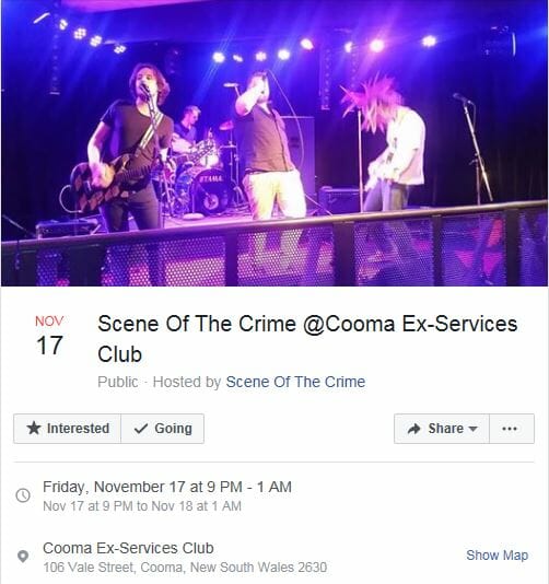 Cooma Visitors Centre - Scene of the Crime @ Bar 106 Cooma Ex Services ...