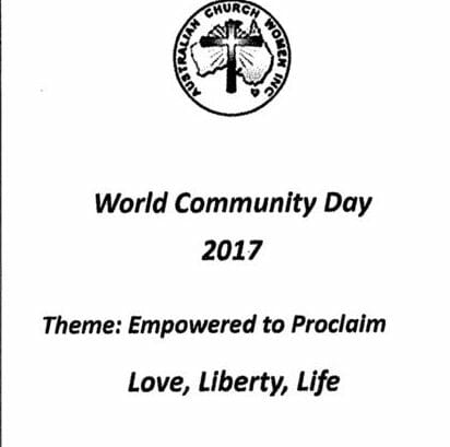 World Community Day 2017: Empowered to Proclaim Love, Liberty, Life ...