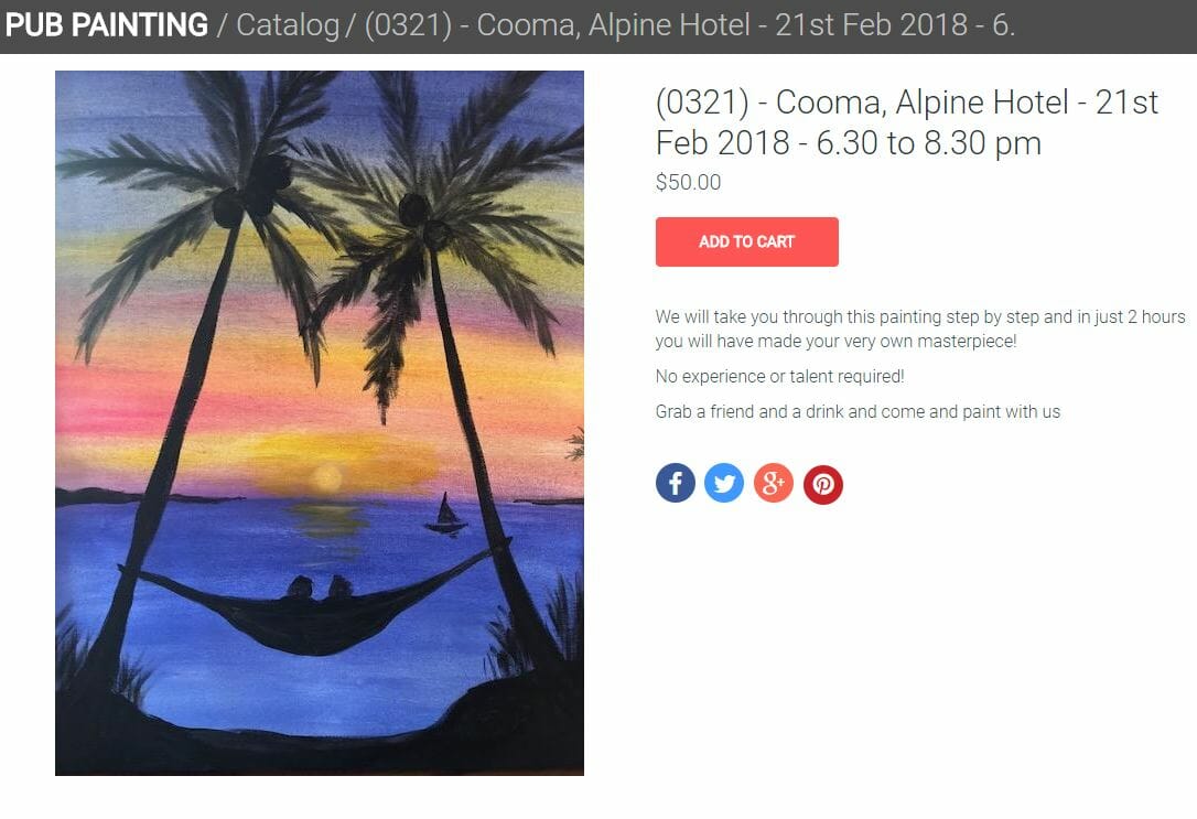 Pub Painting - Cooma Alpine Hotel - Visit Cooma