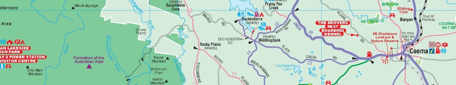 Snowy Mountains Map - Visit Cooma