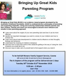 Bringing Up Great Kids Parenting Program - Visit Cooma