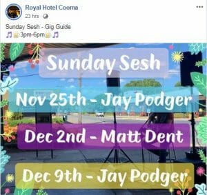 Sunday Sesh with Jay Podger at Royal Hotel, Cooma - Visit Cooma