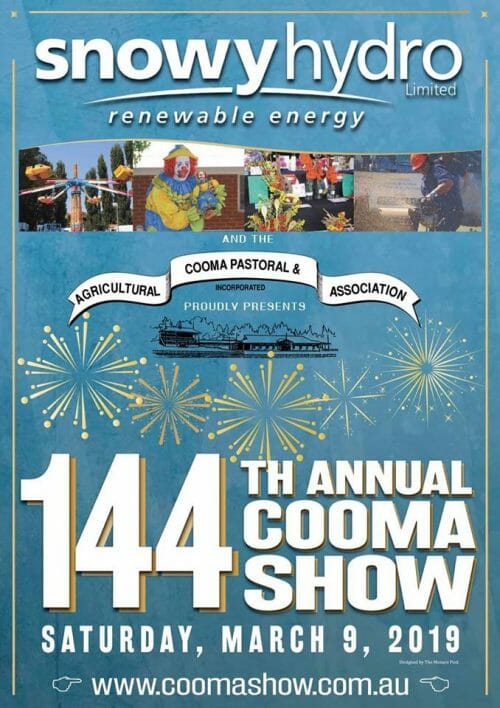 144th Annual Cooma Show 2019 - Snowy Hydro & Cooma Pastoral ...