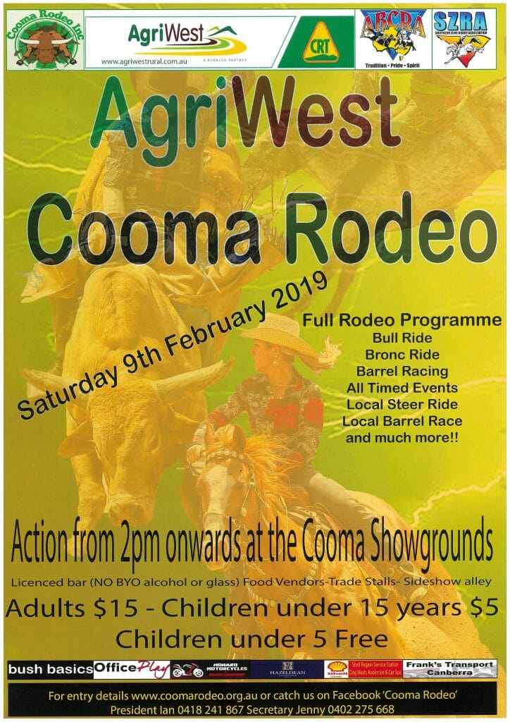 AgriWest Cooma Rodeo 2019 - POSTPONED - Visit Cooma