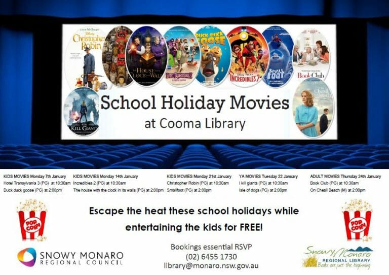 School Holiday Movies at Cooma Library: The house with the clock in its ...