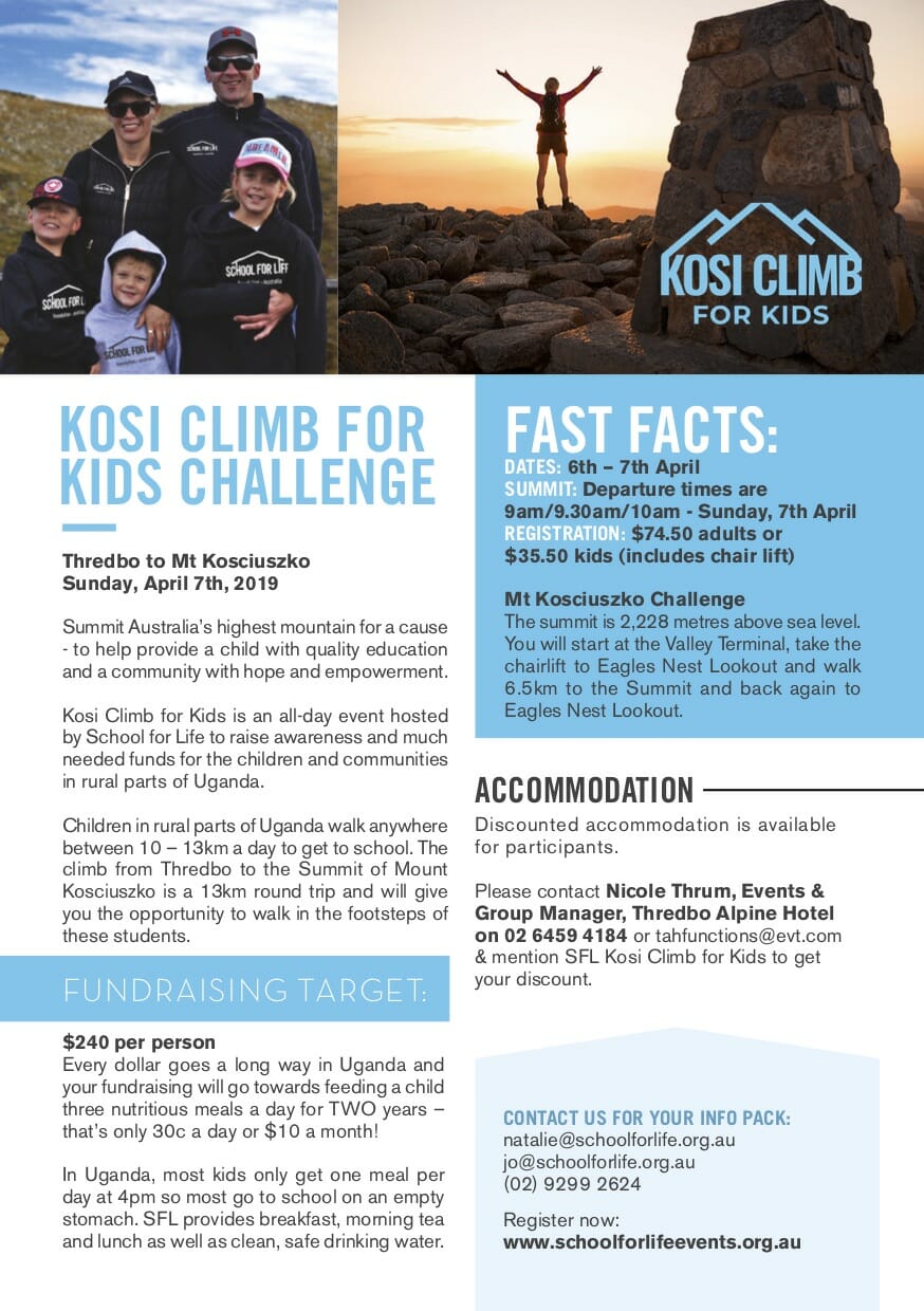 Kosi Climb for Kids Challenge - Visit Cooma