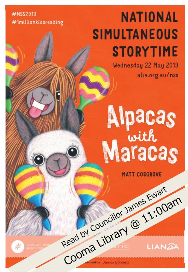 National Simultaneous Storytime ‘Alpacas for Maracas’ read by ...