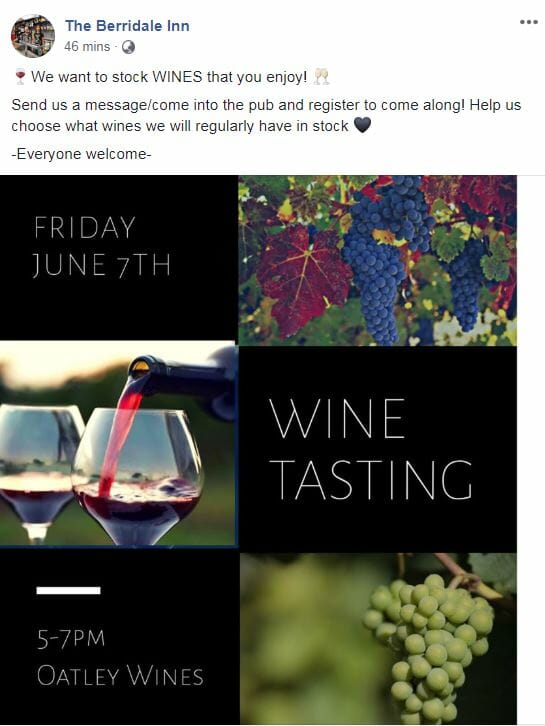 Wine Tasting night at The Berridale Inn - Visit Cooma