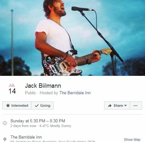 Cooma Visitors Centre - Live Music berridale Inn Jack Biilman - Visit Cooma