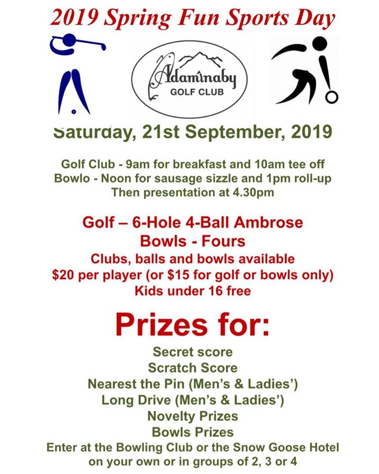 2019 Spring Fun Sports Day - Visit Cooma