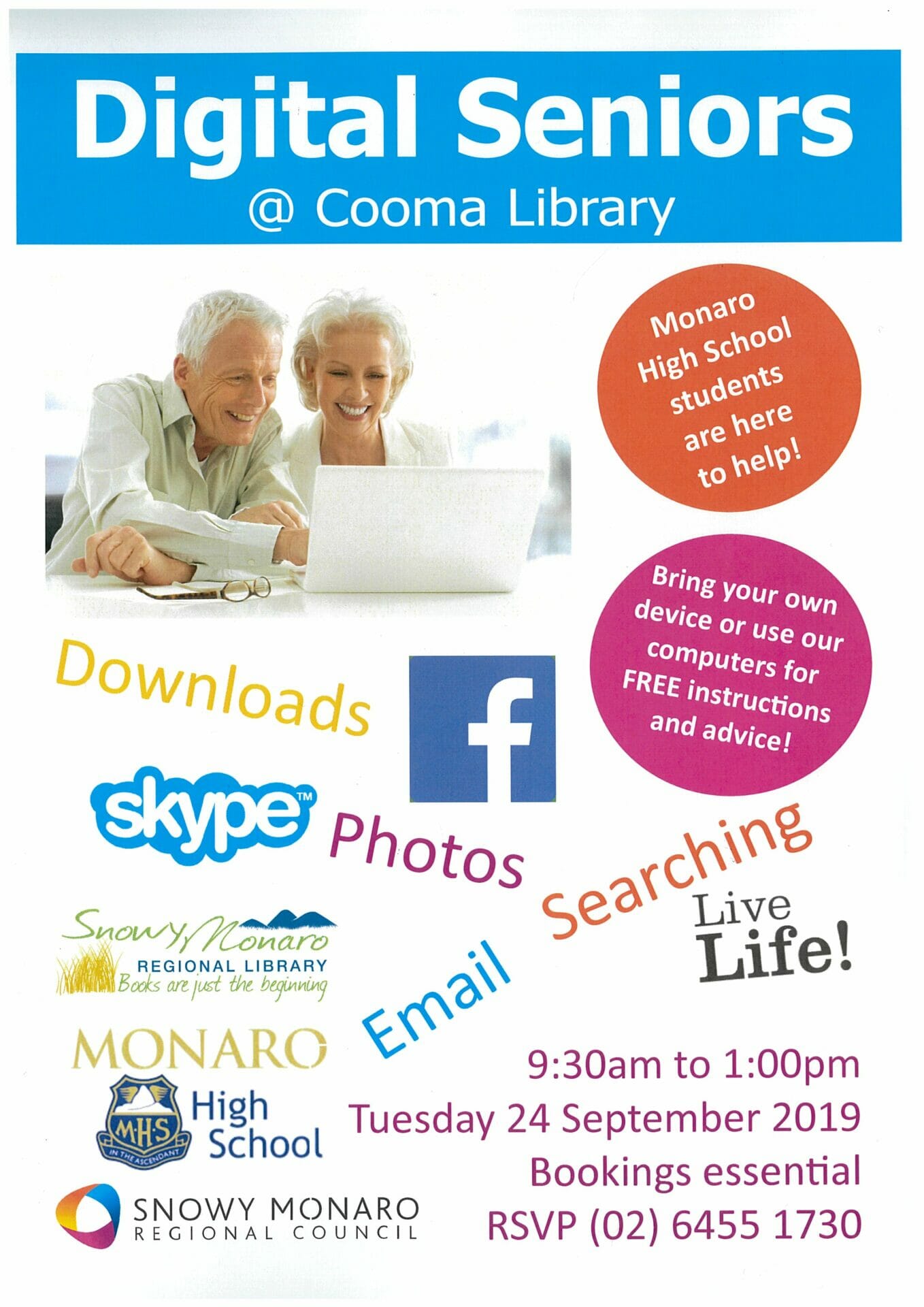 Digital Seniors at the Cooma Library - Visit Cooma
