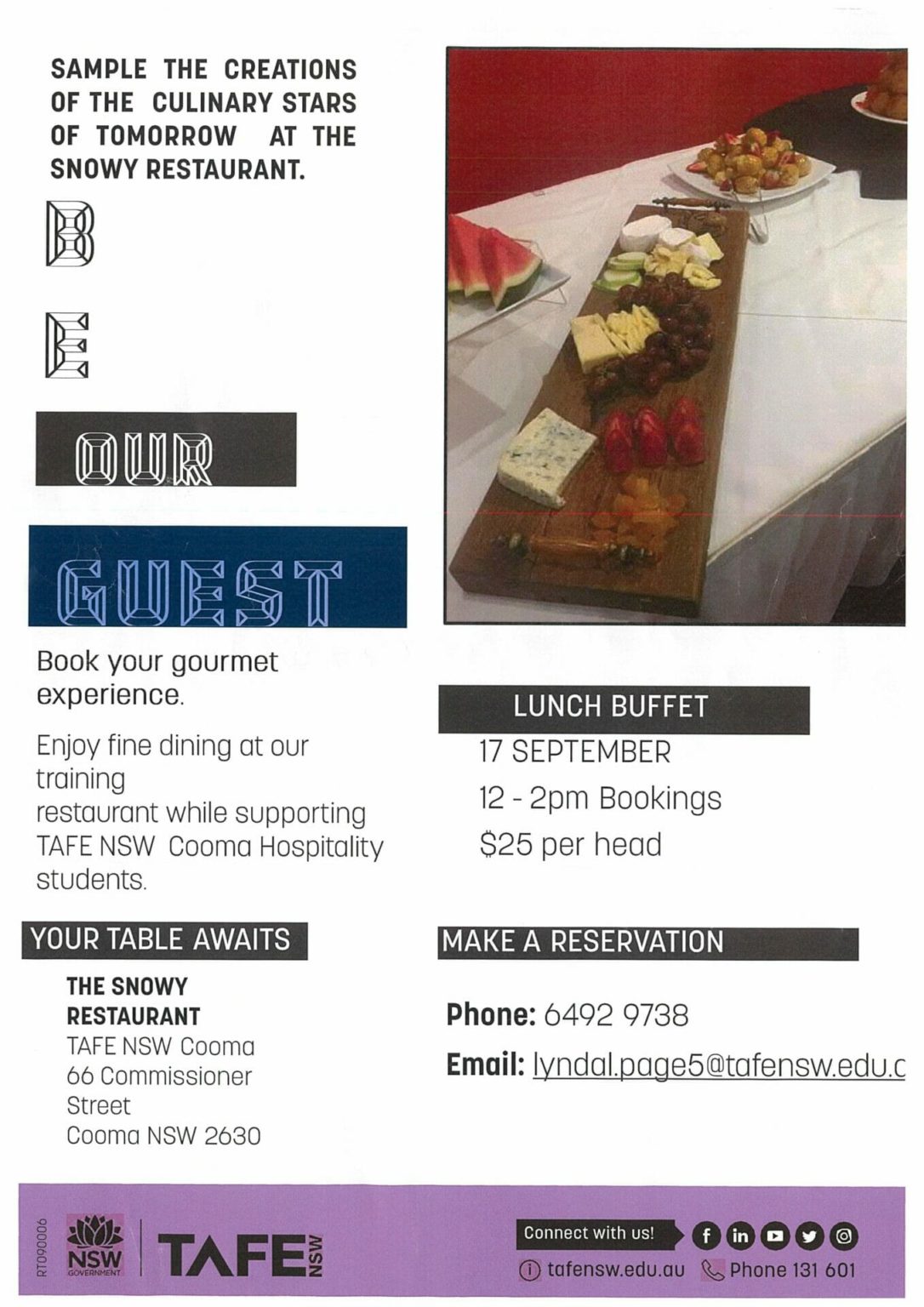 Fine Dining at The Snowy Restaurant - Visit Cooma