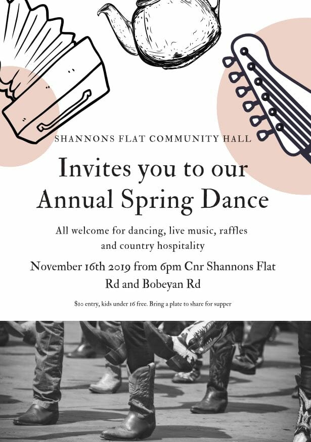 Cooma Visitors Centre - Shannons Flat Annual Spring Dance November 2019 - Visit Cooma