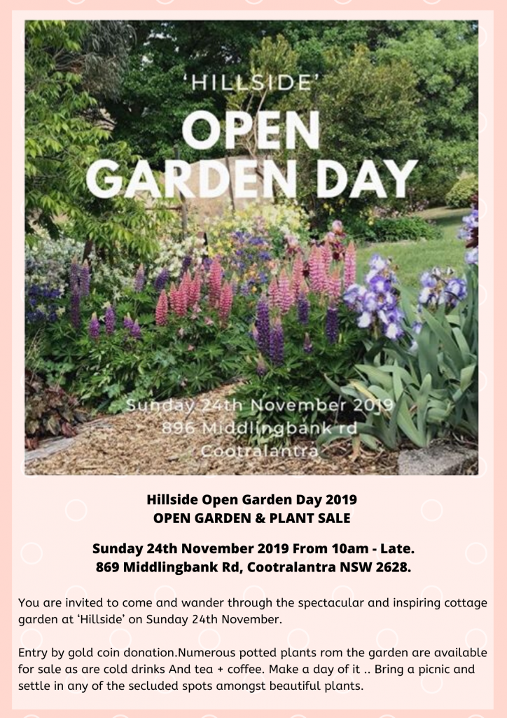 Hillside Open Garden Day & Plant Sale - Visit Cooma