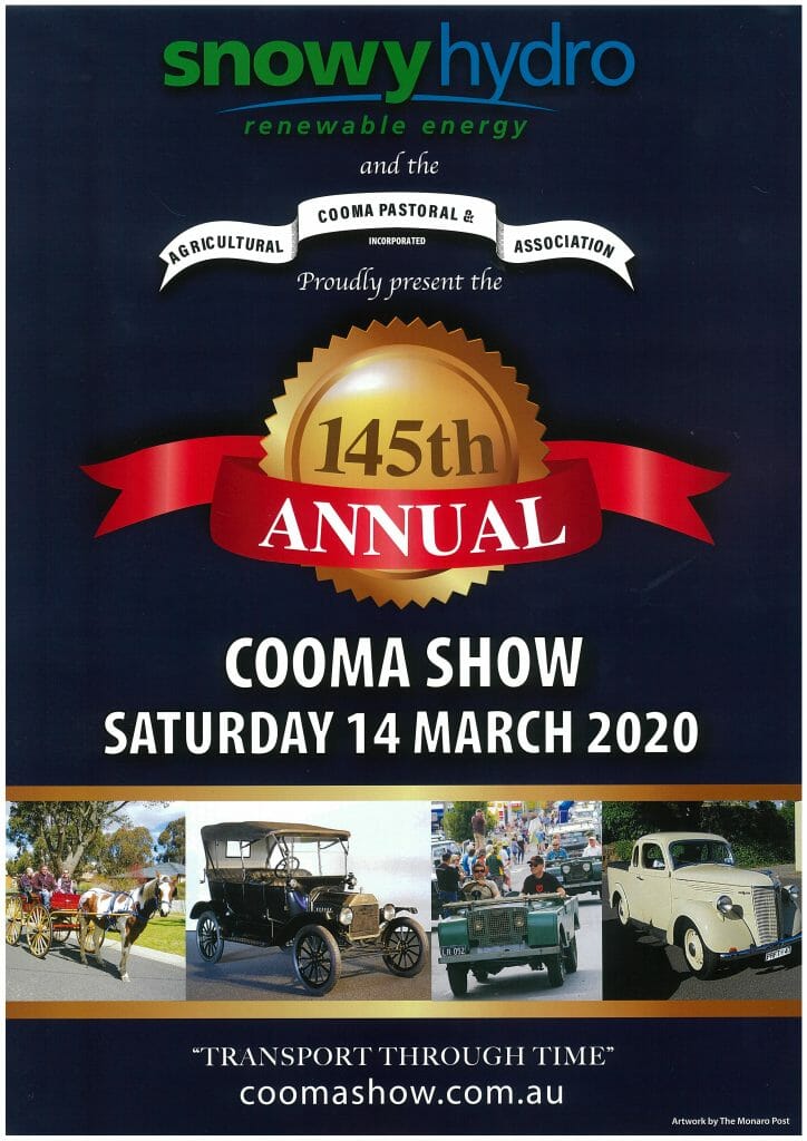 Cooma Visitors Centre - Cooma show poster - Visit Cooma