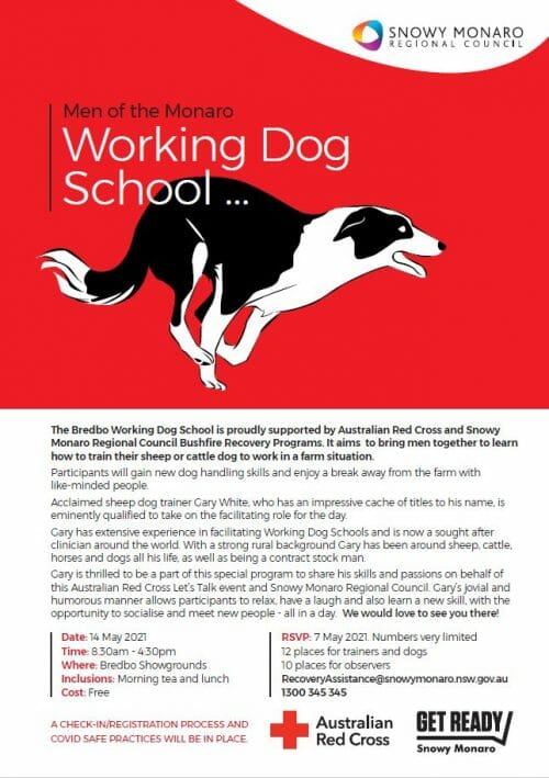 Men of the Monaro, Working Dog School - Visit Cooma