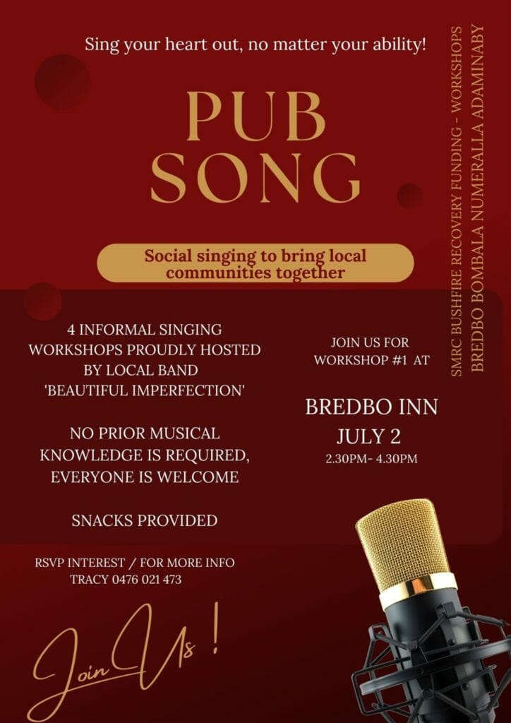 Pub Song - Workshop #1 - Visit Cooma