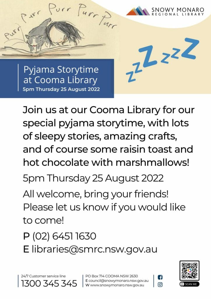 Pyjama Storytime - Visit Cooma