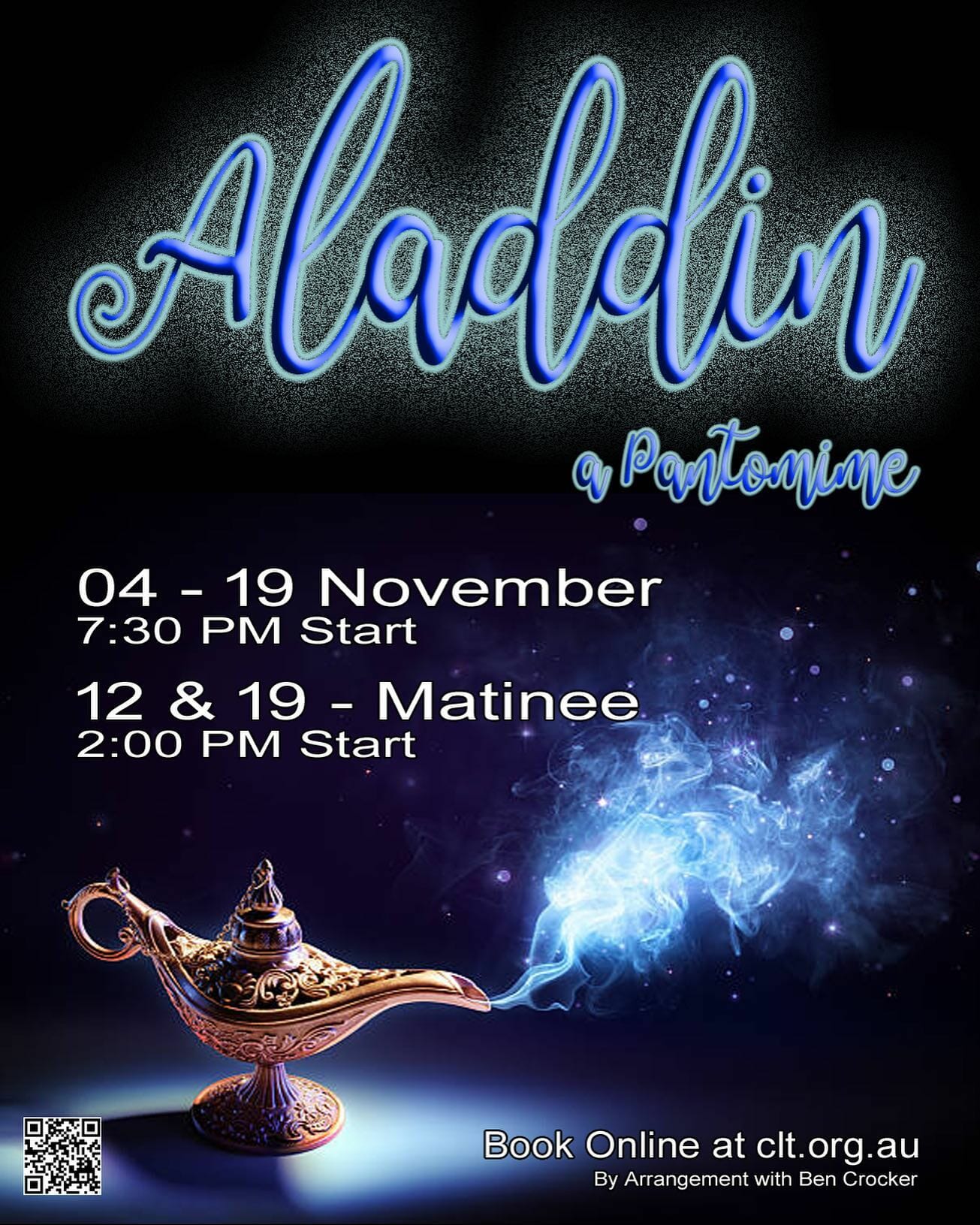 Aladdin - A Pantomime at Cooma Little Theatre - Visit Cooma