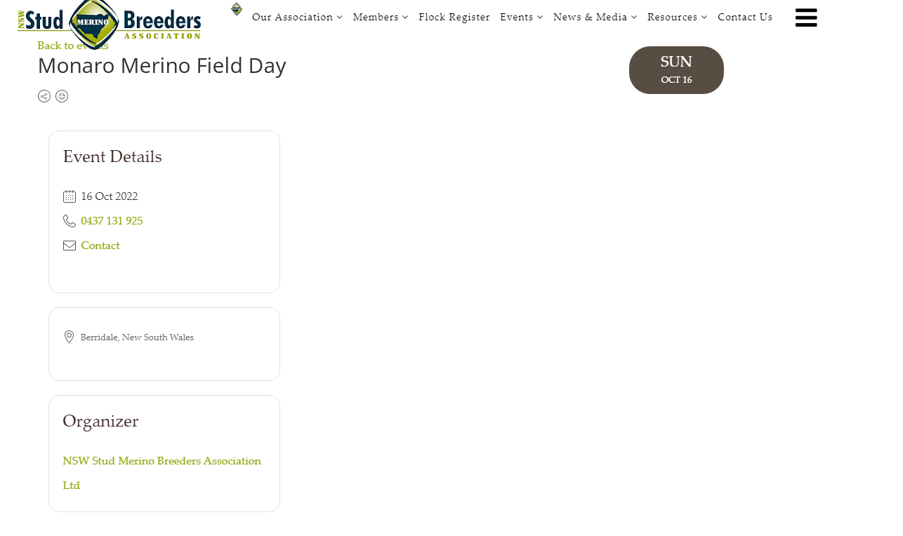 Monaro Merino Field Day - Visit Cooma