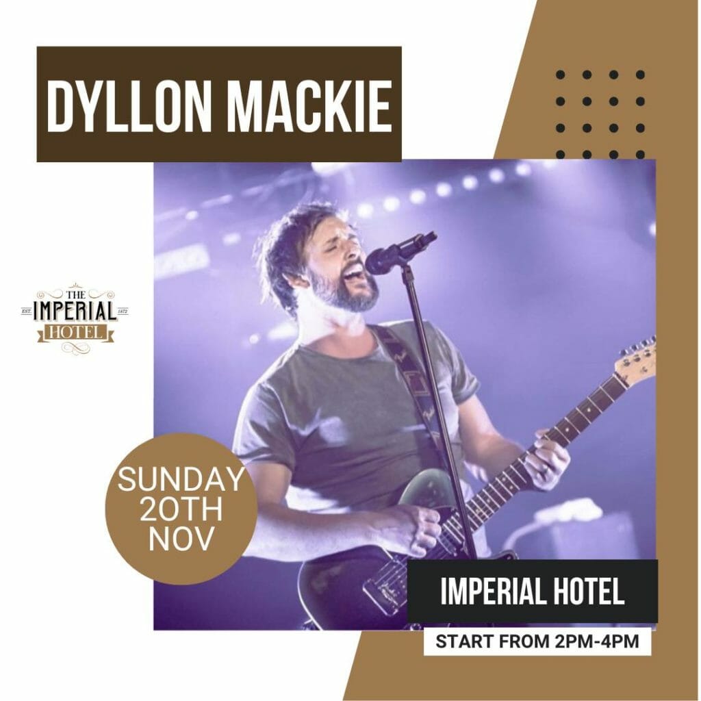 Dyllon Mackie, solo acoustic session at the Imperial Hotel, Bombala ...
