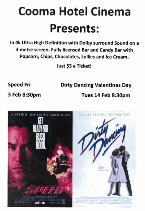 ‘Speed’ Movie Screening - Visit Cooma