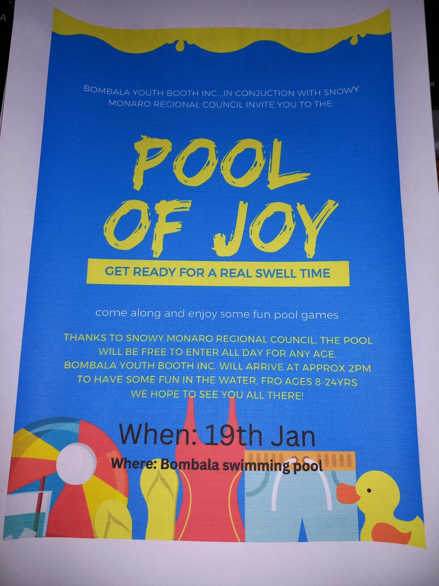 Pool of Joy Day - Free Pool Entry - Visit Cooma
