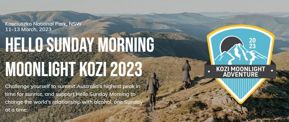 Hello Sunday Morning – Moonlight Kosci Adventure 2023 - Visit Cooma