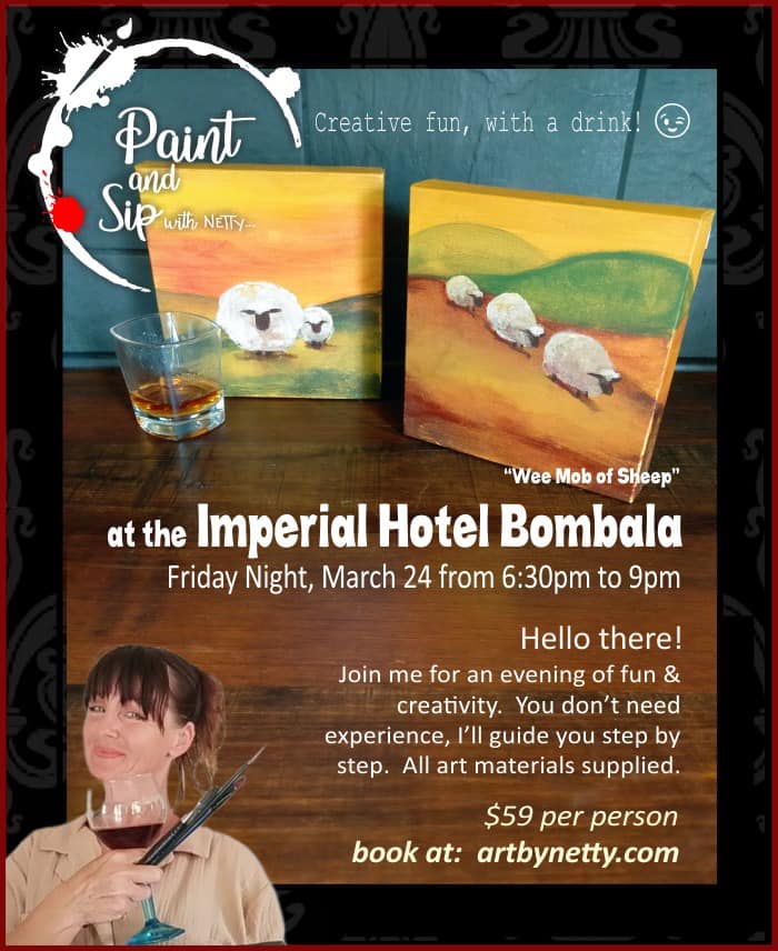 Paint and Sip Bombala - Visit Cooma