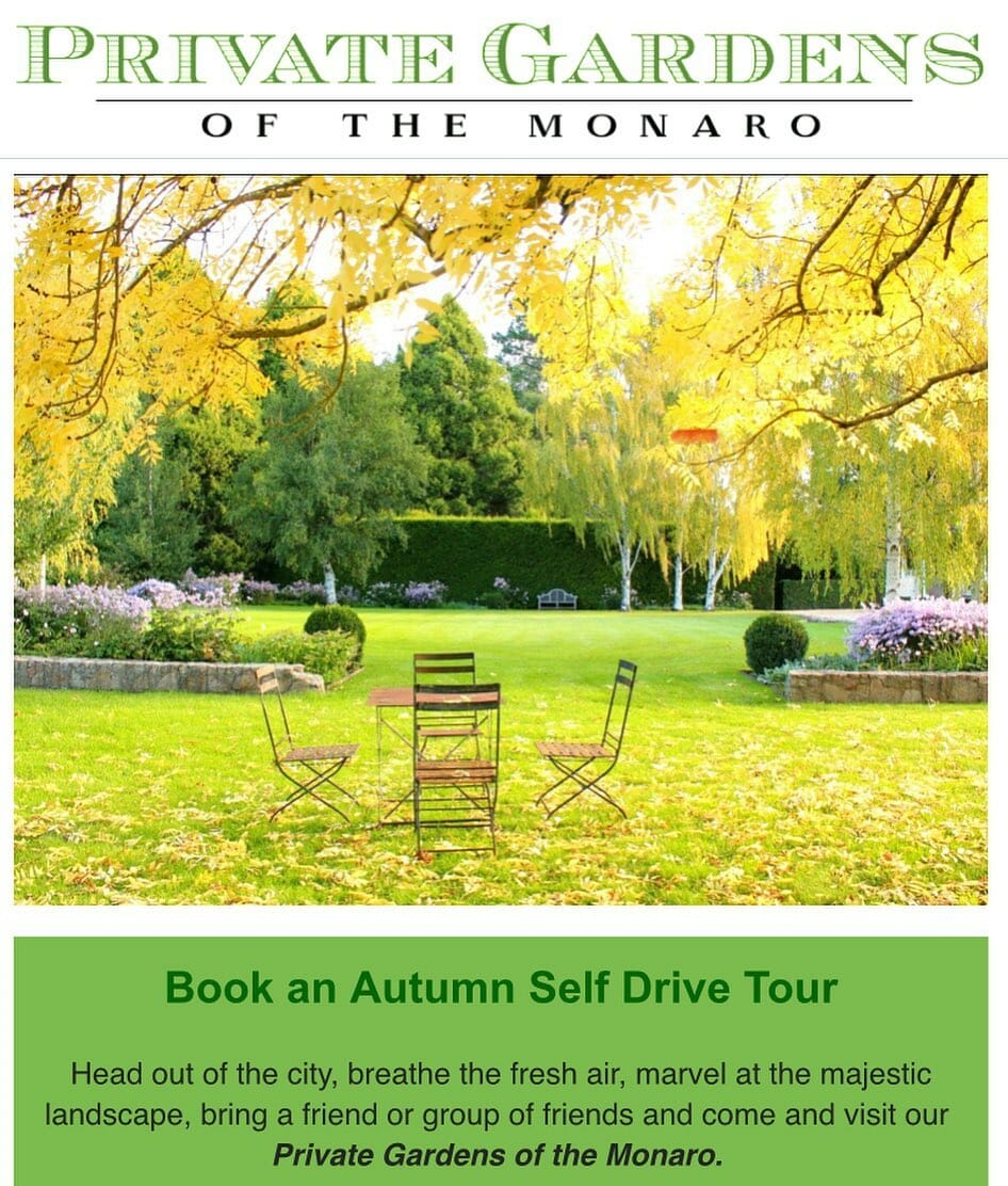 Private Gardens of the Monaro Self-Drive Autumn Tours - Visit Cooma
