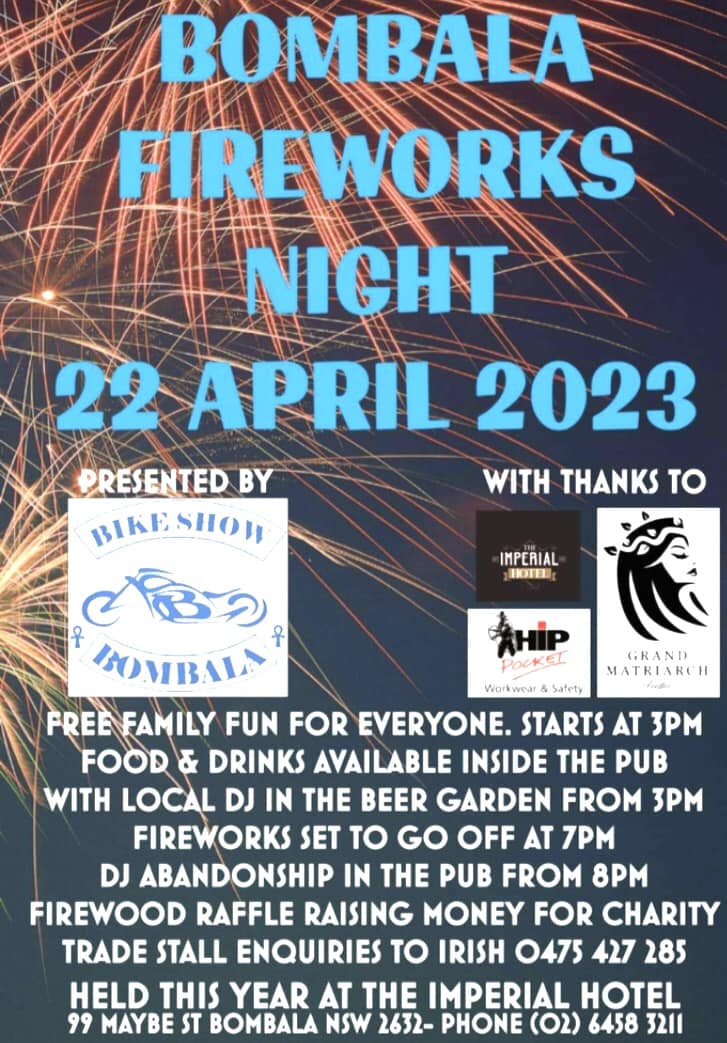 Bombala Fireworks Night - Visit Cooma