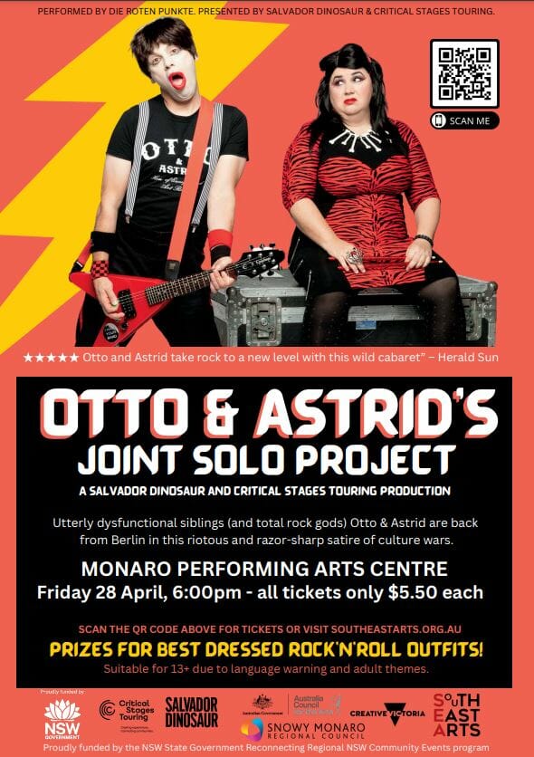 Otto & Astrid's Joint Solo Project: Theatre Performance - Visit Cooma