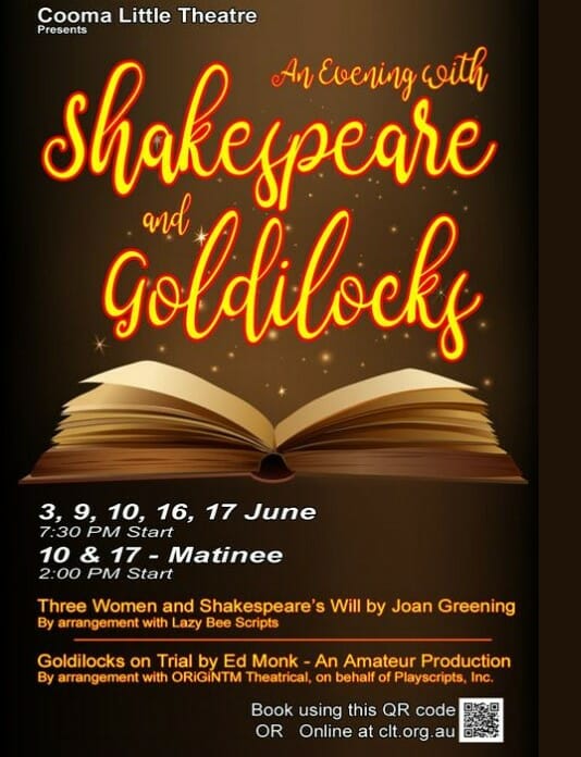 Cooma Little Theatre presents - An Evening with Shakespeare and ...