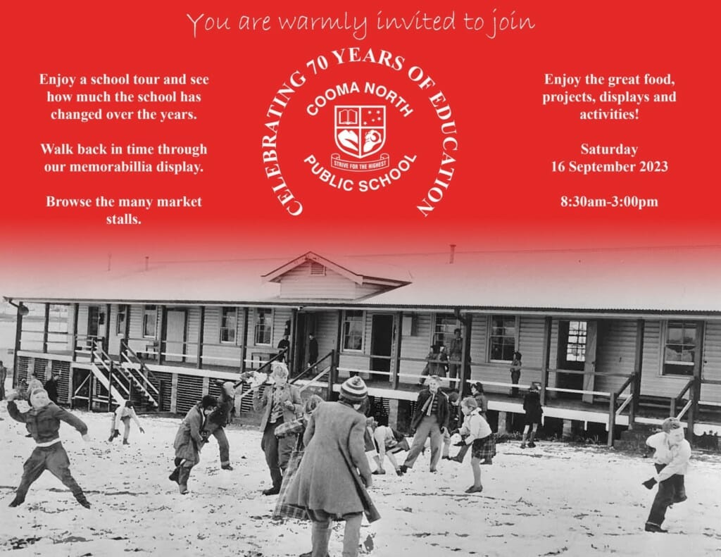 Cooma North Public School 70th Anniversary - Visit Cooma