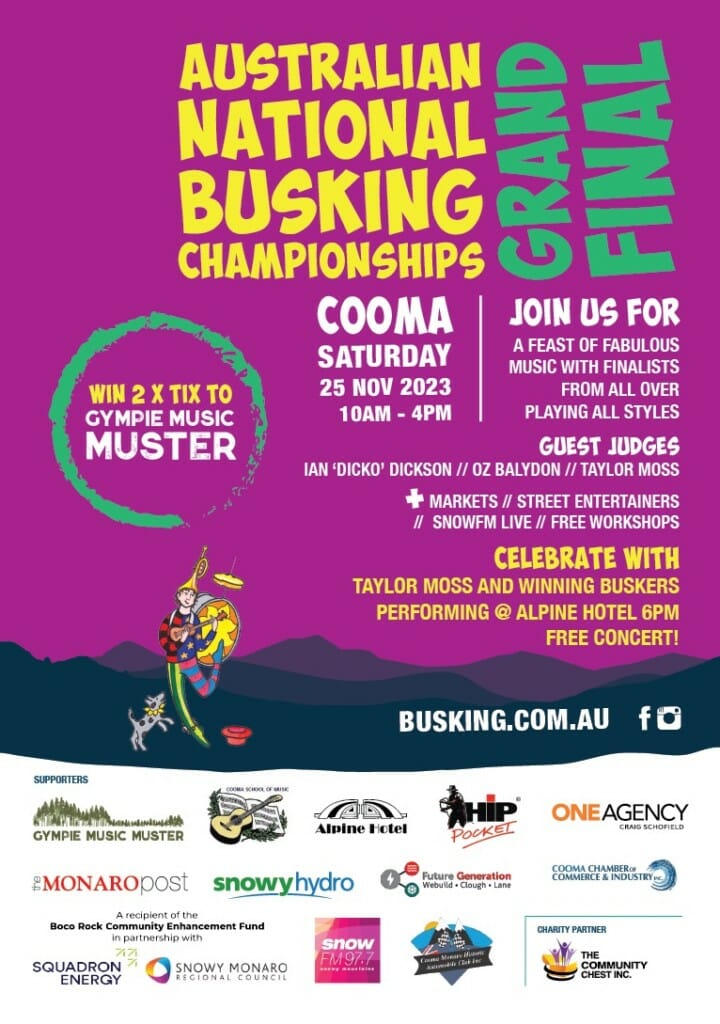 Australian National Busking Championships GRAND FINAL 2023 - Visit Cooma