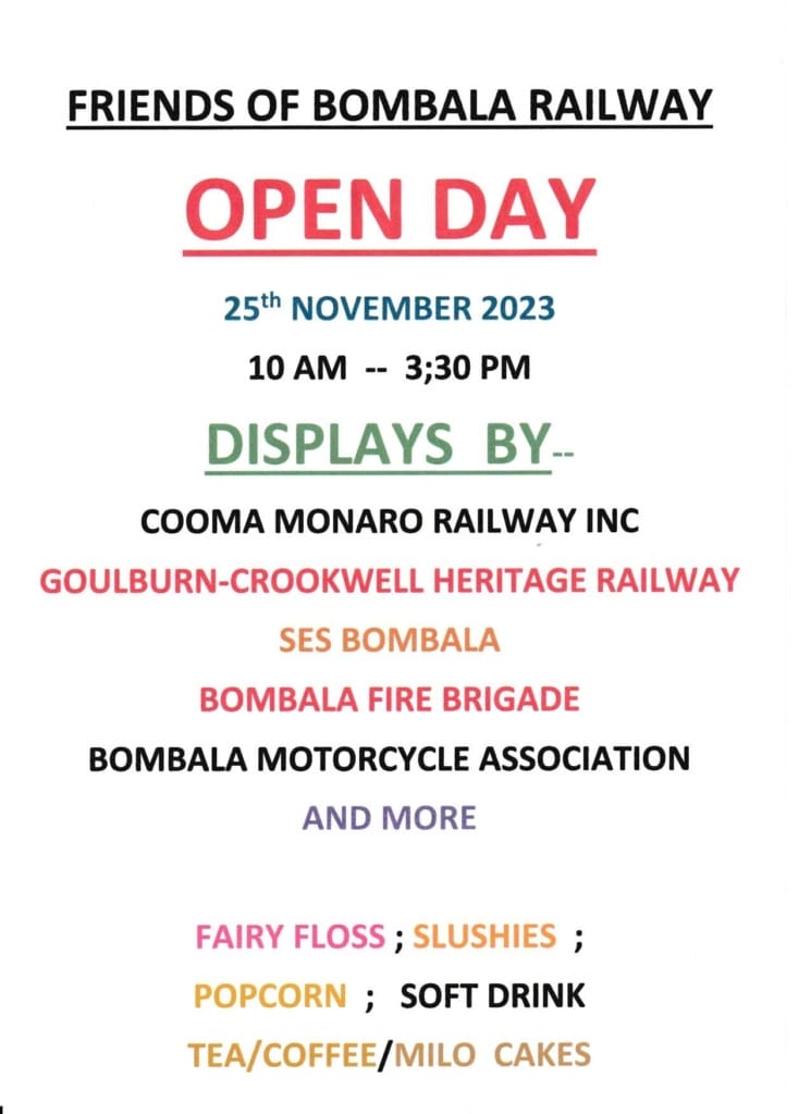 Bombala Railway Open Day - Visit Cooma