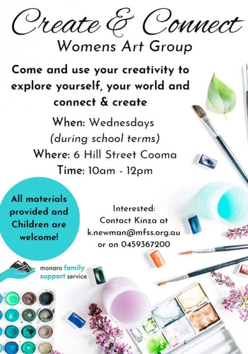 Create and Connect Women's Art Group - Visit Cooma
