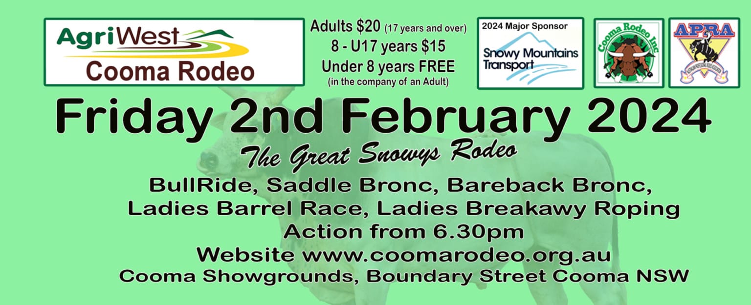 AgriWest Cooma Rodeo 2024 - Visit Cooma