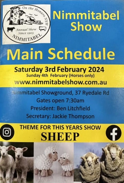 Nimmitabel Show 2024 - Visit Cooma