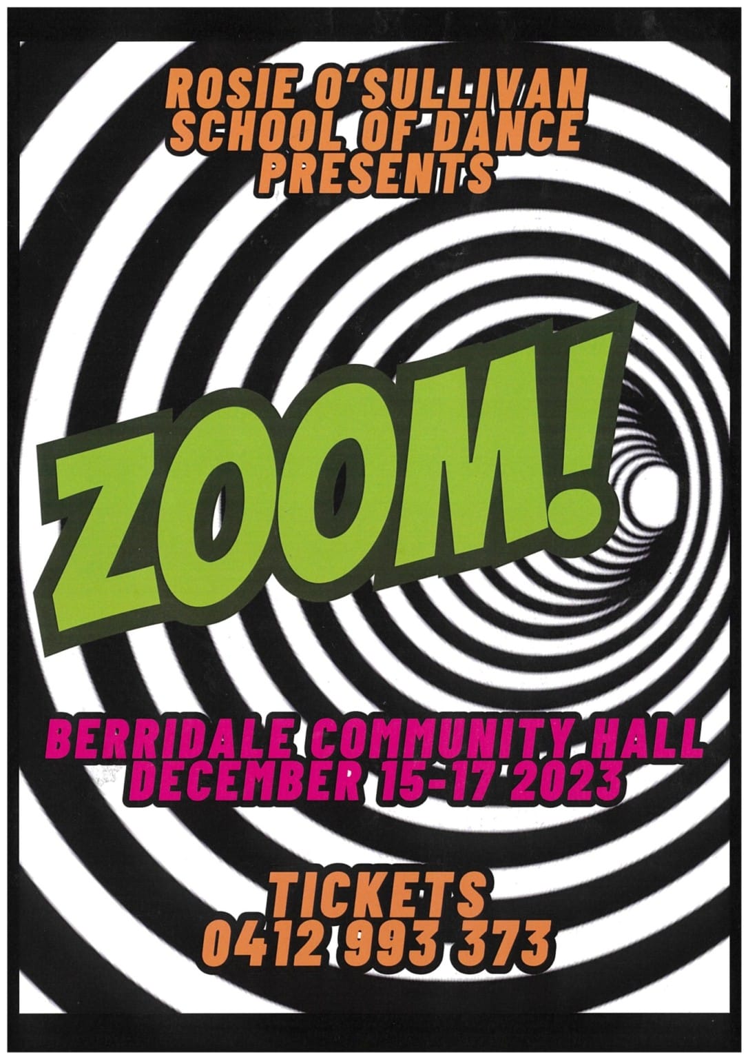 Rosie O'Sullivan School of Dance 'ZOOM' - Visit Cooma