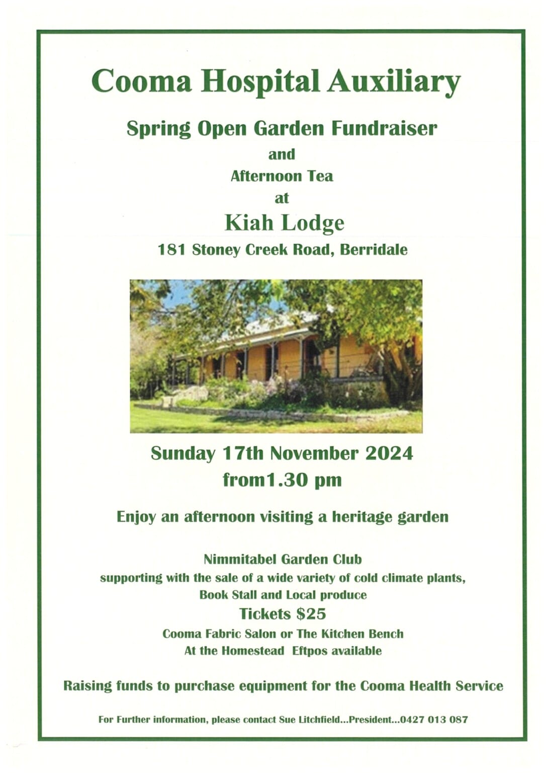 Cooma Hospital Auxiliary Spring Open Garden and Morning Tea - Visit Cooma